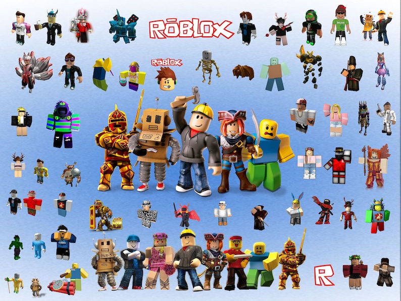 Gaming PNG Clipart Bundle, Roblocks Png Clipart Bundle, Transparent ...