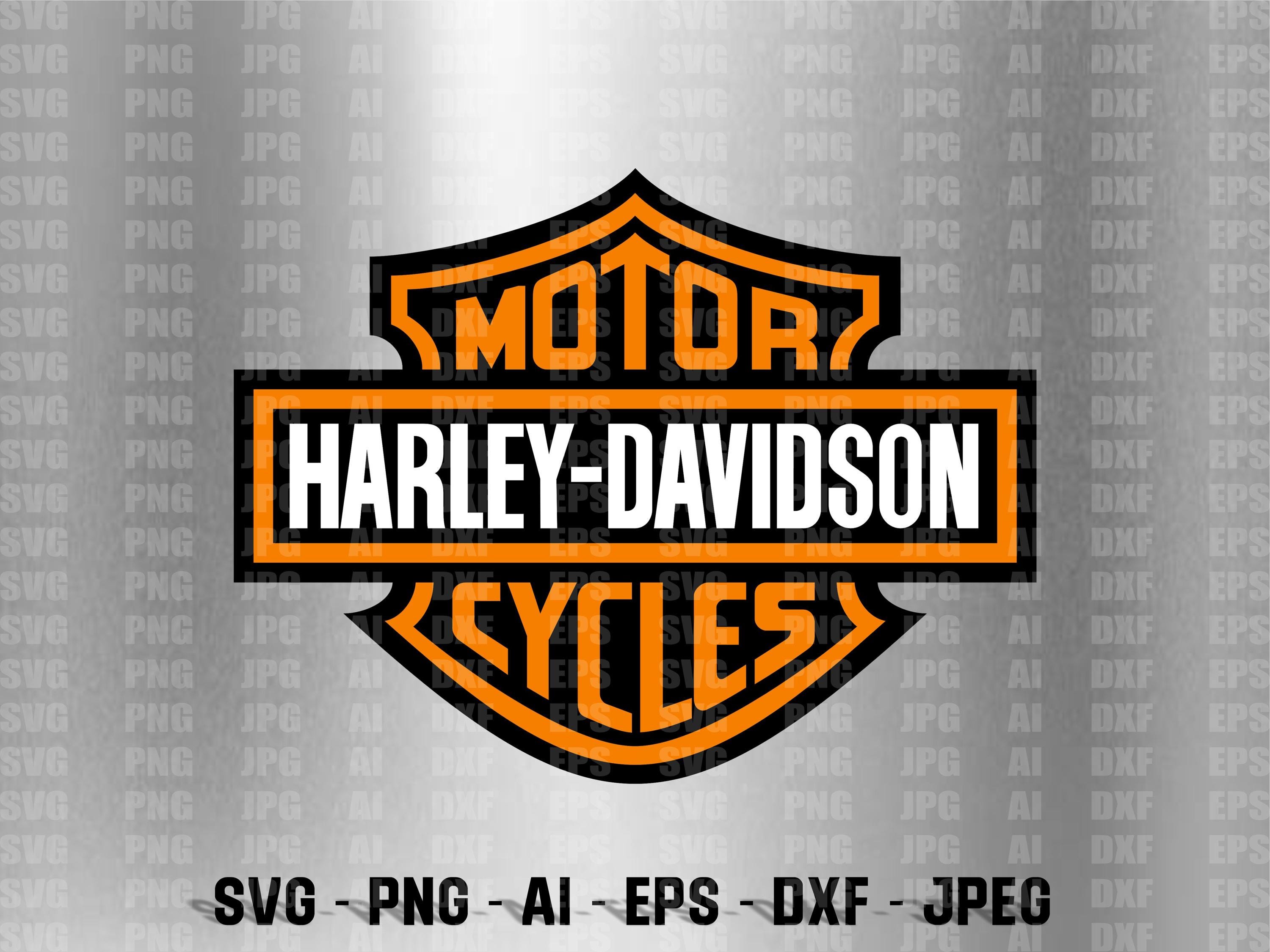 Harley Davidson SVG Logo for Cricut & Silhouette Motorcycle PNG Digital ...