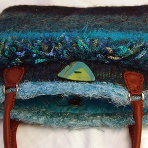 Wool Felted Handmade Handbag / Tote, One of a Kind - Etsy