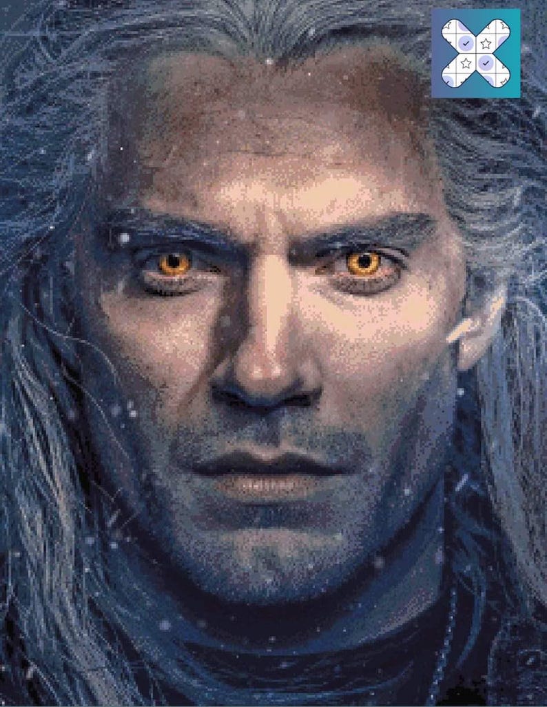 The Witcher Cross Stitch Pattern: Instant Download (PDF, XSD File ...