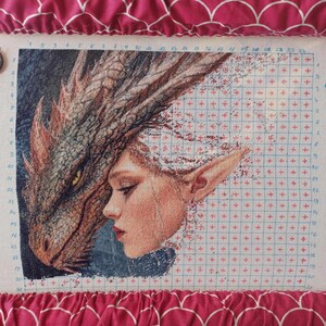 Guardian Dragon Cross Stitch Pattern, Fantasy Instant Download PDF ...
