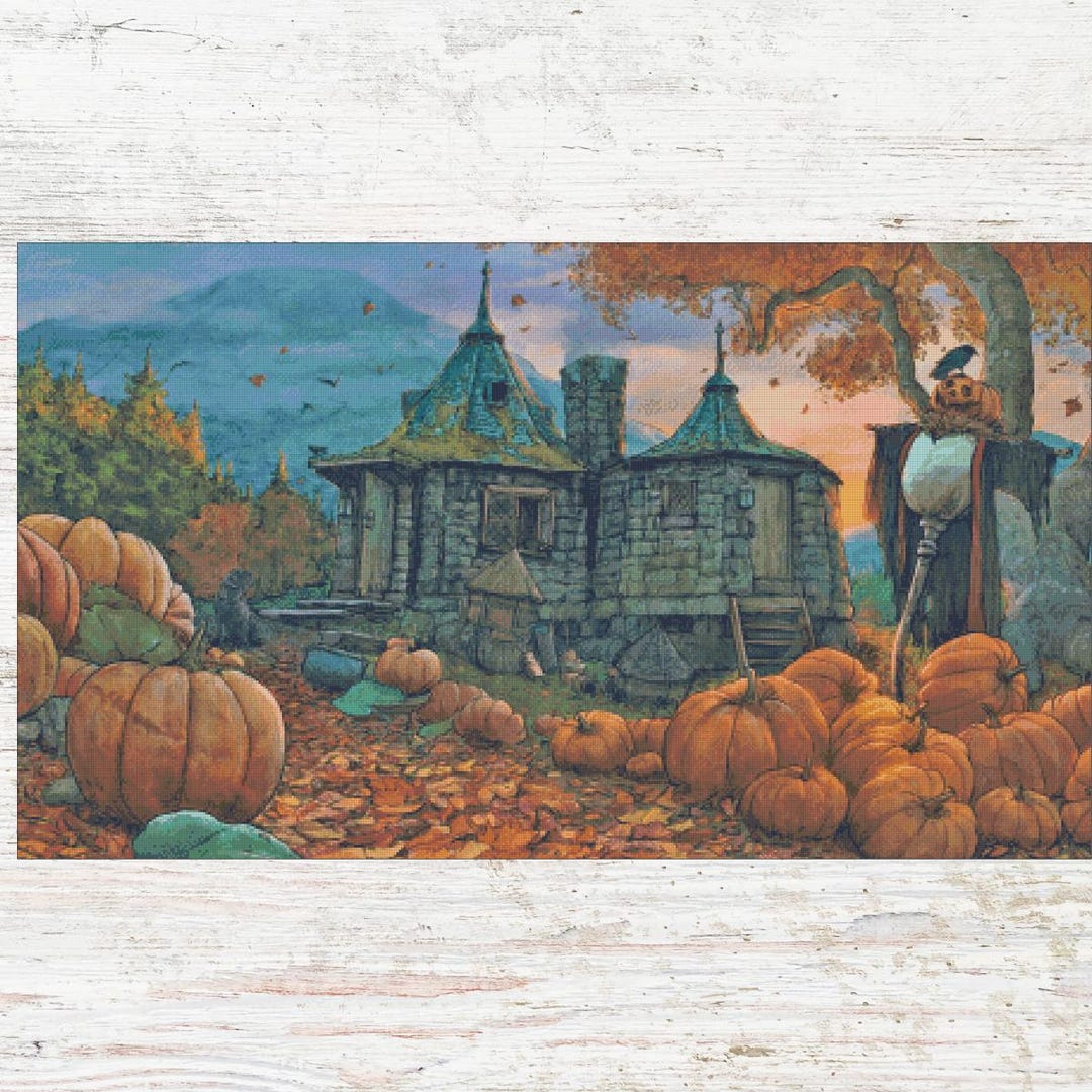 Hagrid’s Hut Cross Stitch Pattern, Magic Cross Stitch Instant Download ...