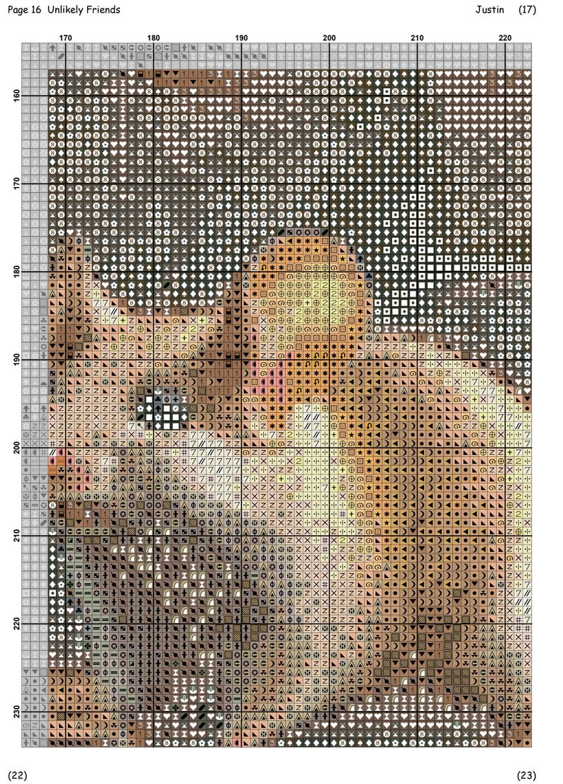 Unlikely Friends Cross Stitch Pattern, Cat and Mouse Instant Download ...