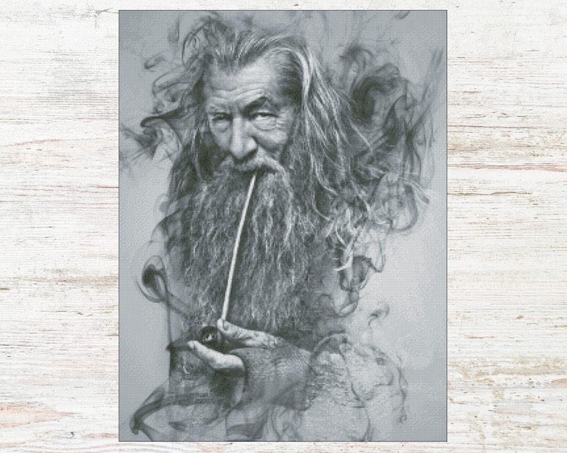 Gandalf Cross Stitch Pattern: Instant Download (PDF, XSD File) Pattern Keeper - Etsy
