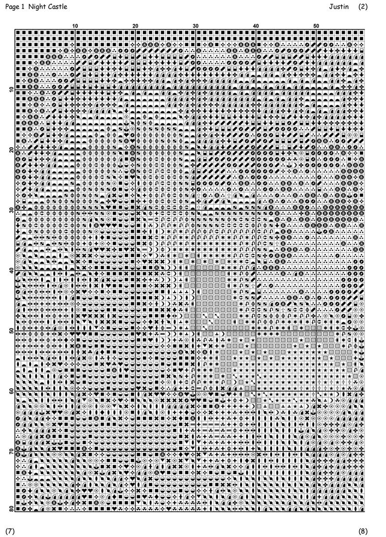 Vampire Castle Cross Stitch Pattern: Instant Download (PDF, XSD File ...