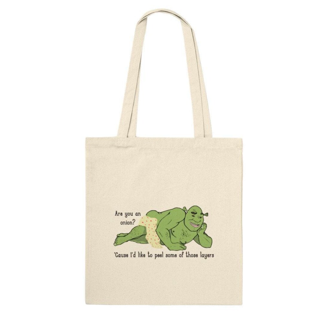 The Shrek Love Tote Bag - Etsy