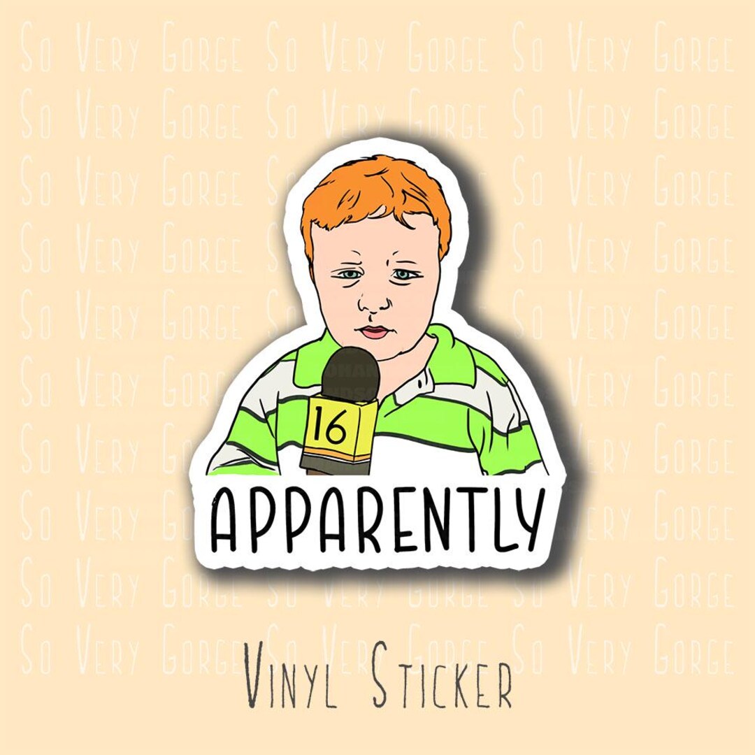 Apparently Kid Sticker - Vine Sticker - Pop Culture - Meme Lovers ...