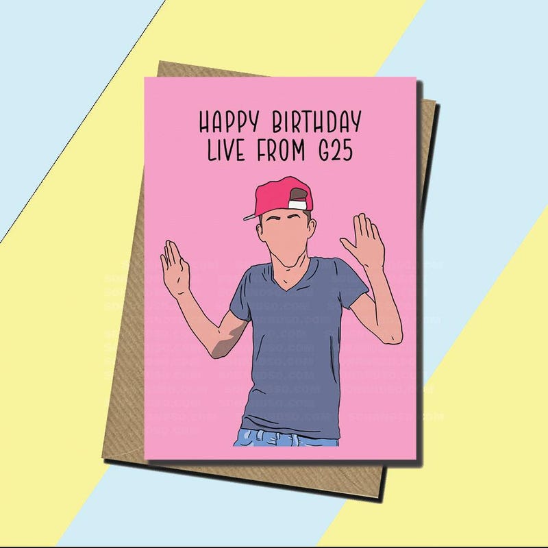 Statistics Birthday Card - Etsy
