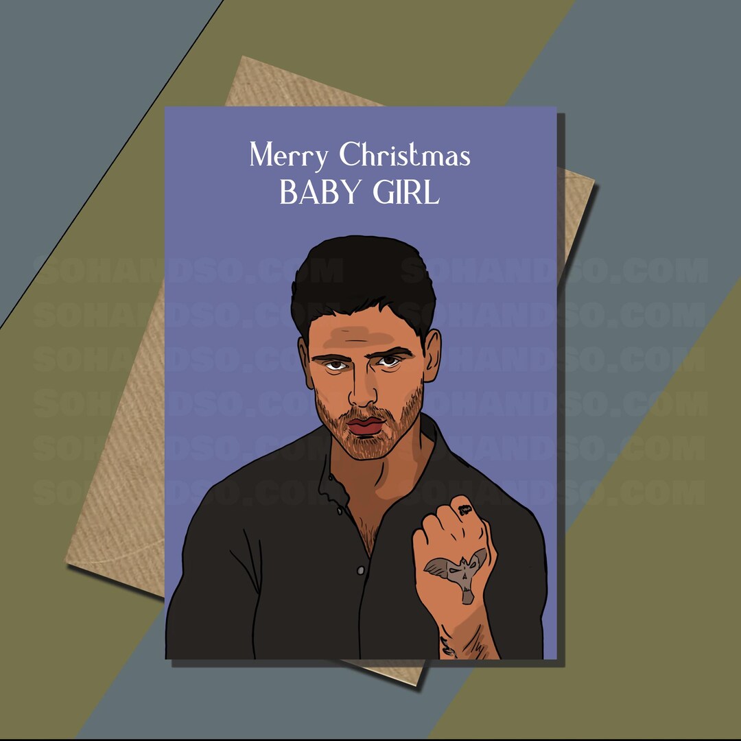 Printable Christmas Card - Are You Lost Baby Girl? - Michele Morrone ...