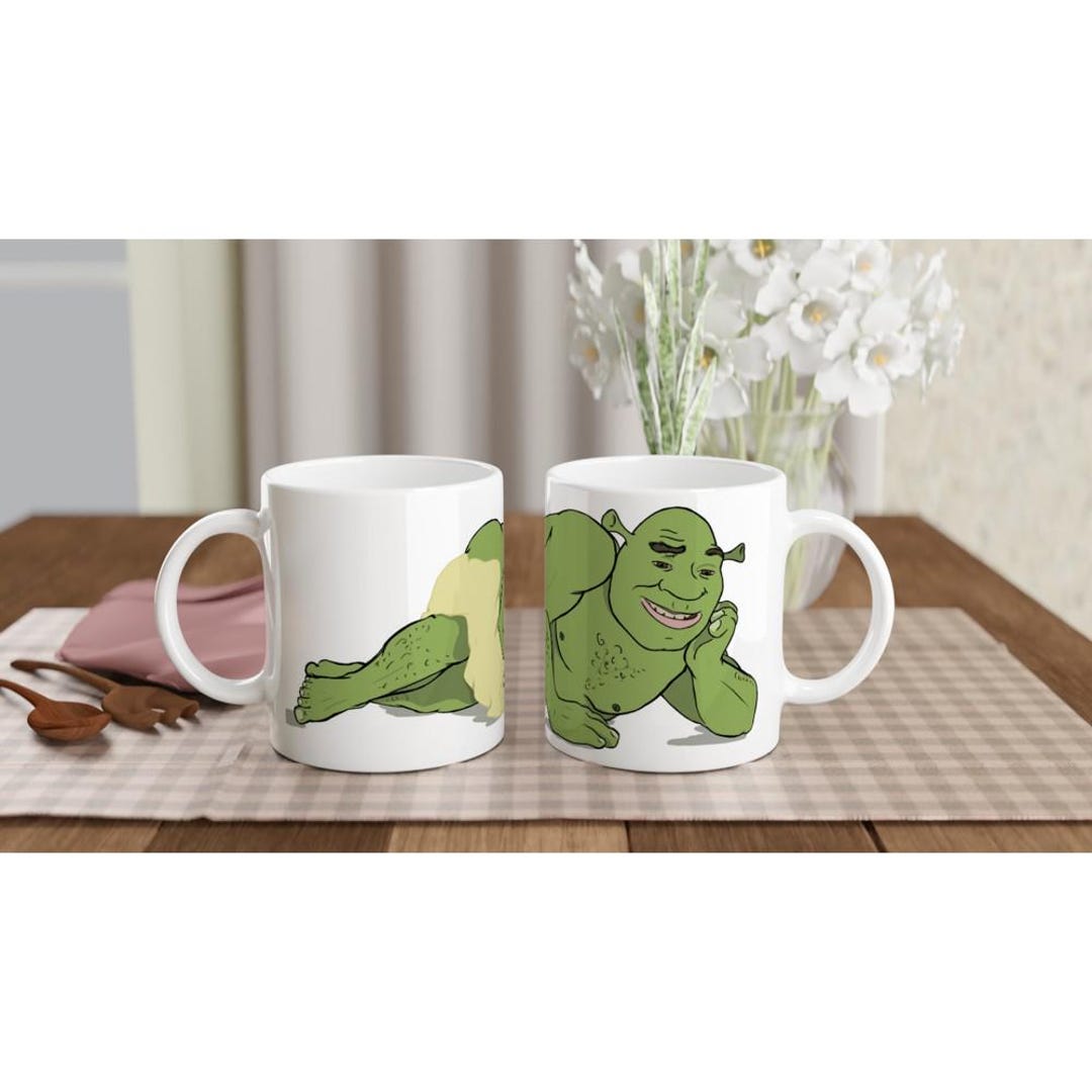 Shrek Inspired Ceramic Mug - Fun Gift - Love Gift - Birthday - Etsy