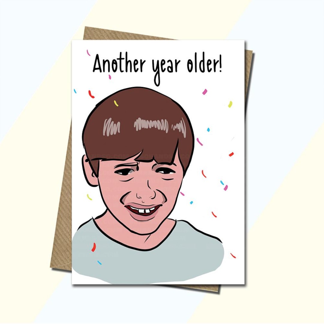 Crying Boy Card - Meme Birthday Card, Meme Card, Crying Boy Meme Card ...