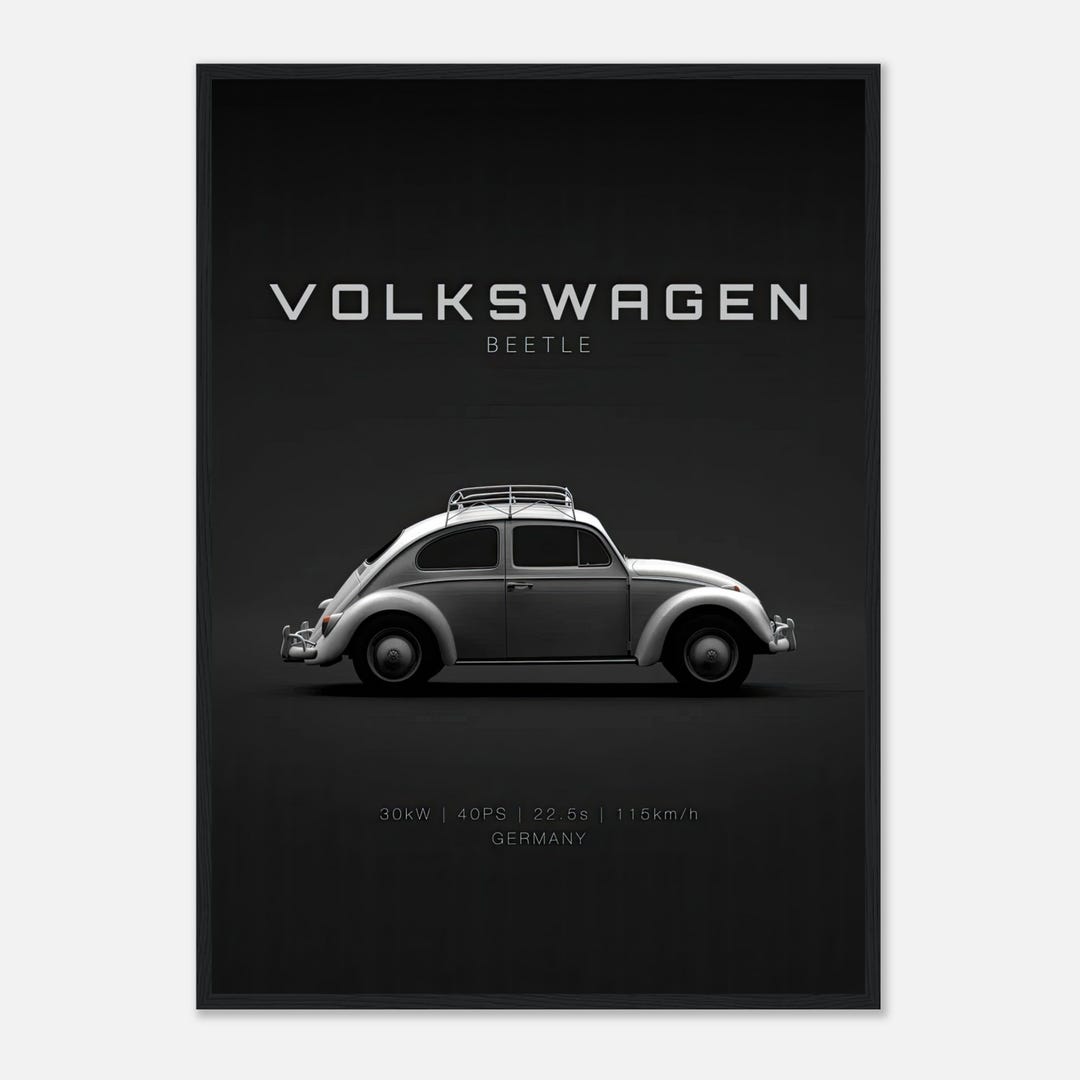 Volkswagen Beetle Poster Wall Decor Print - Etsy