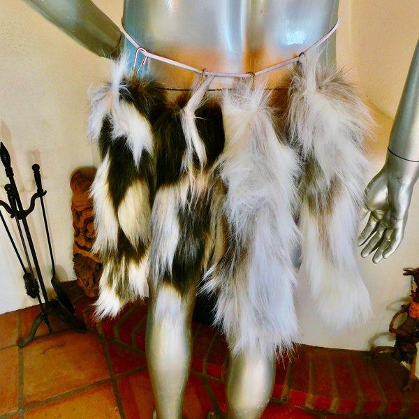 Brown and White Therian Tail - Etsy