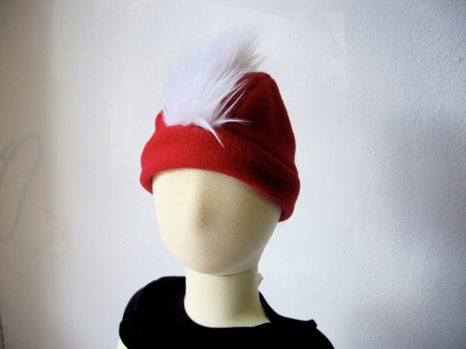 Christmas Baby Santa Mohawk Beanie Hat -toddler Santa Hat With an ...