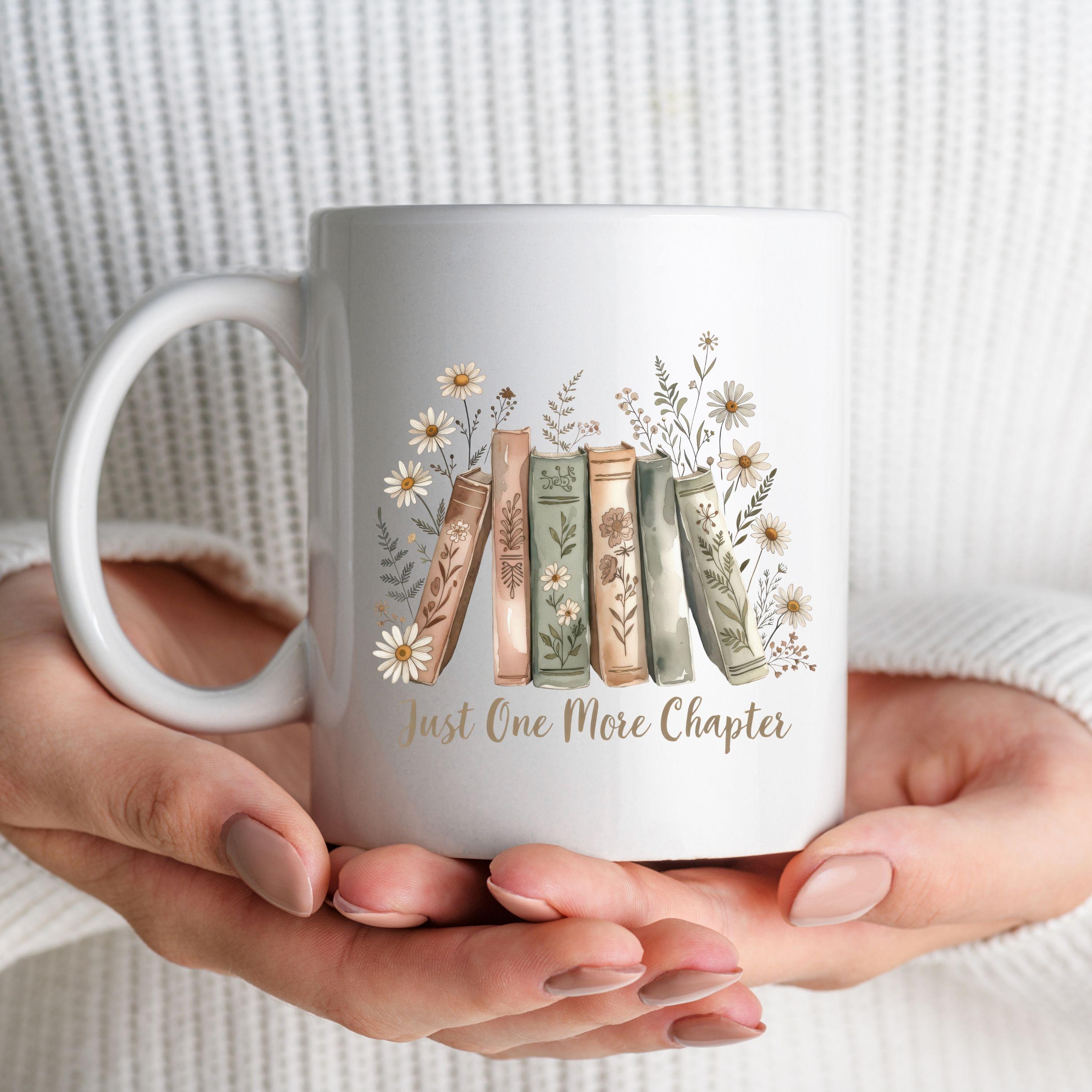 Reading Mugs Teacher Appreciation Gift, Personalized Reader Mug, Book ...