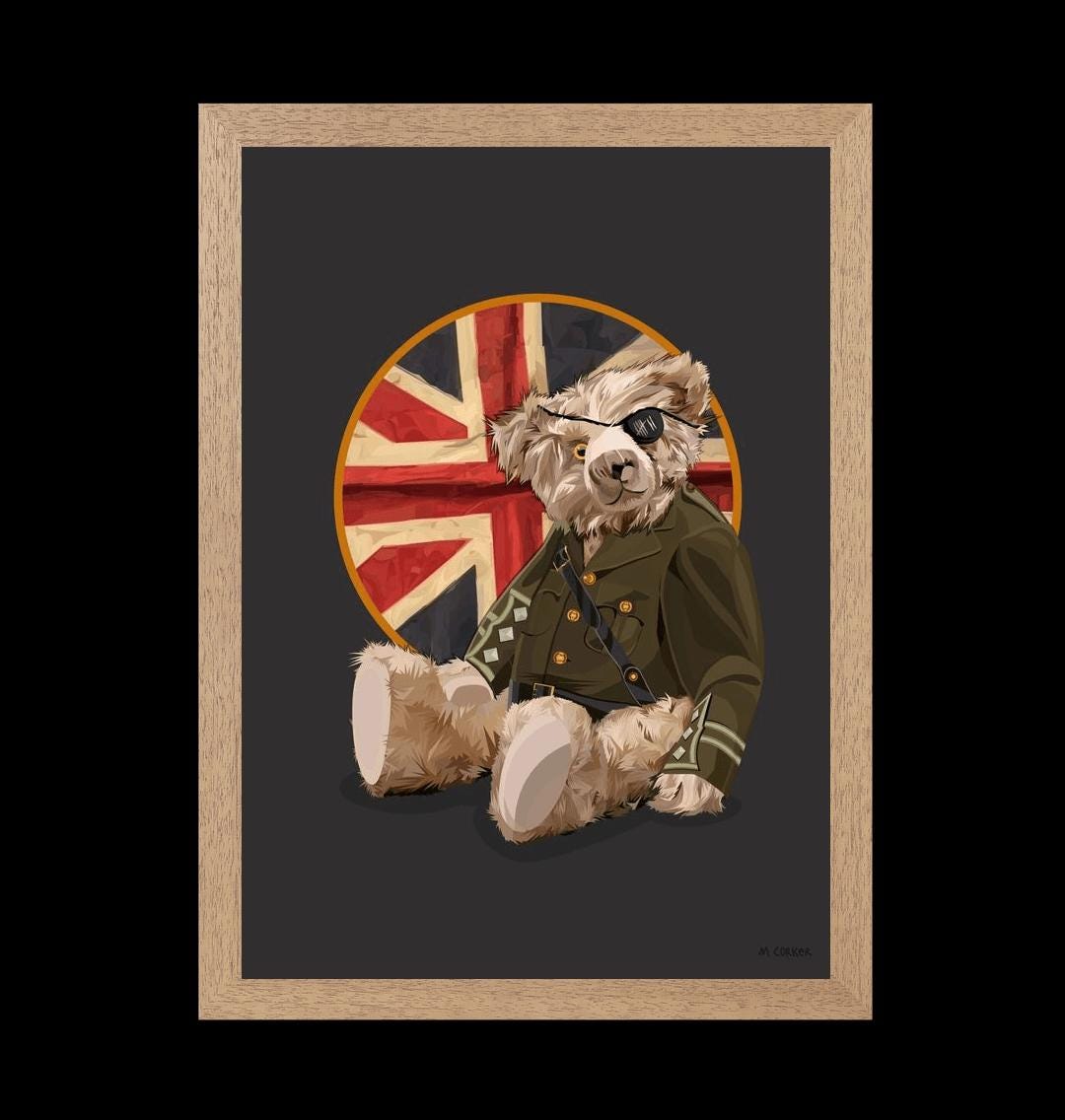 401 | Ted | Teddy Bear | WW1 Bear | Military Bear | Army Bear | Forces ...