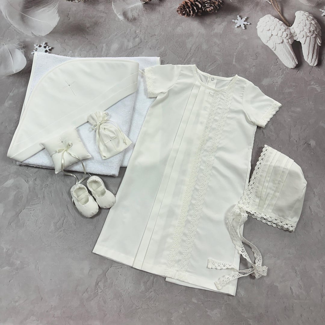 Baptism Set for Baby Boy: Christening Clothes, Dedication Outfit ...
