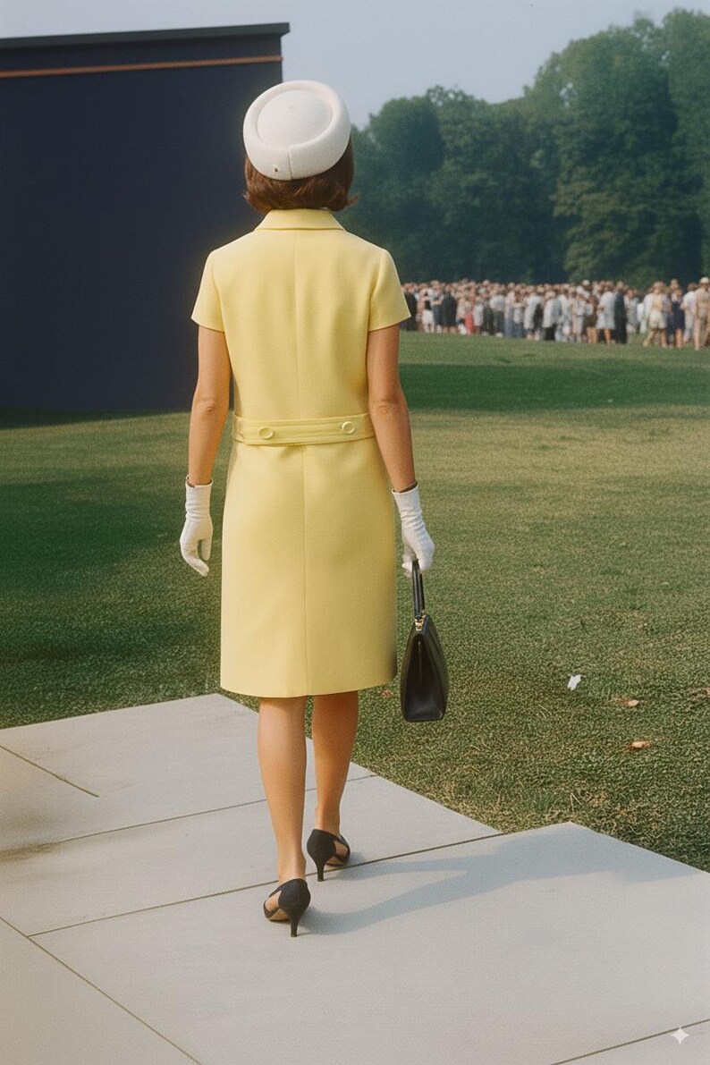 1960s First Lady Suit Sewing Pattern: Retro Double-breasted Skirt (size ...