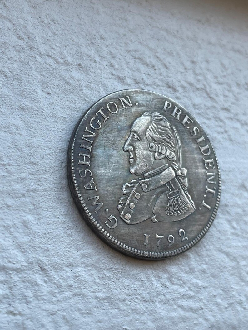 Coin 1 Dollar 1792 G. Washington - Etsy