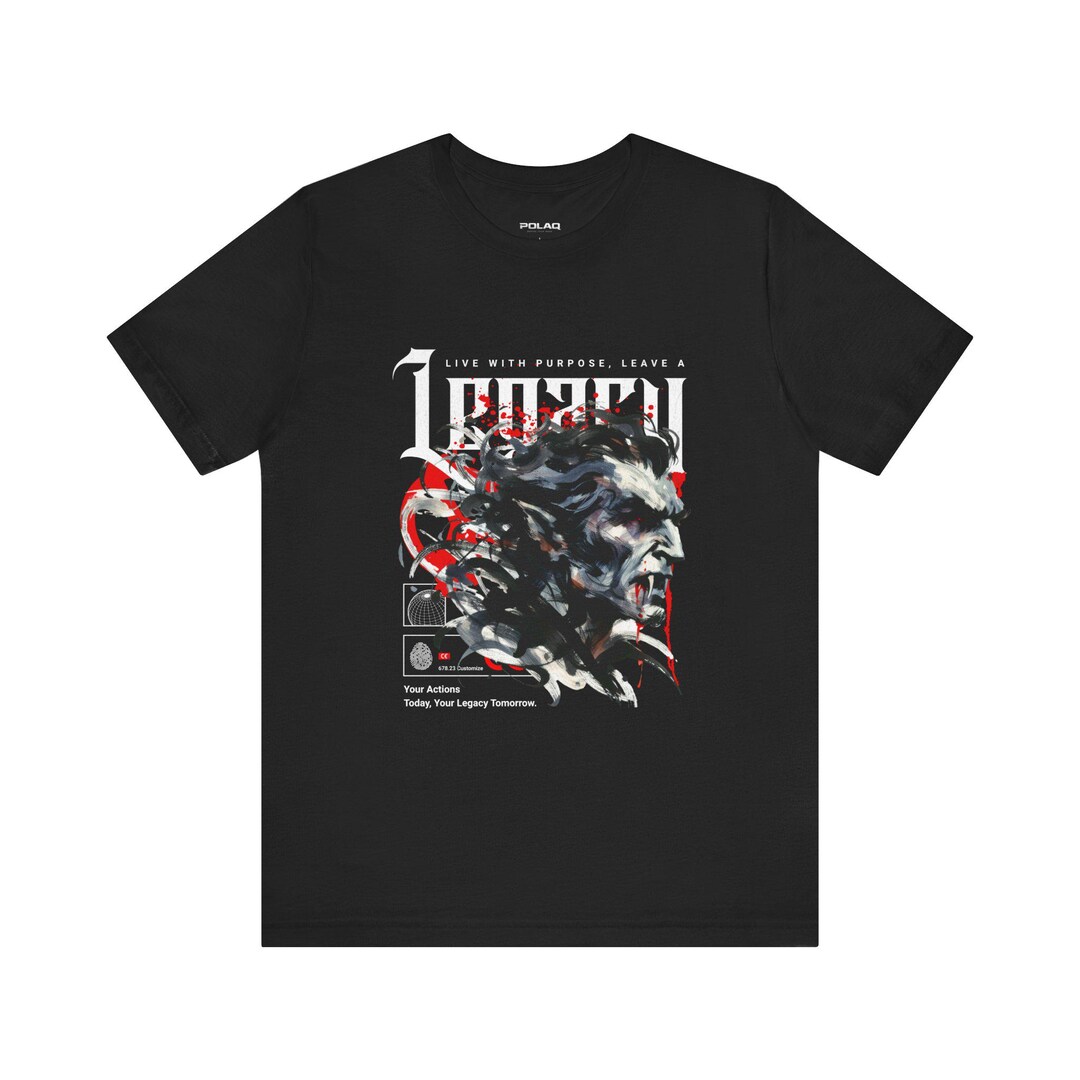 Liberty Skull Portrait Tee | American Flag Grunge Fighter - Etsy