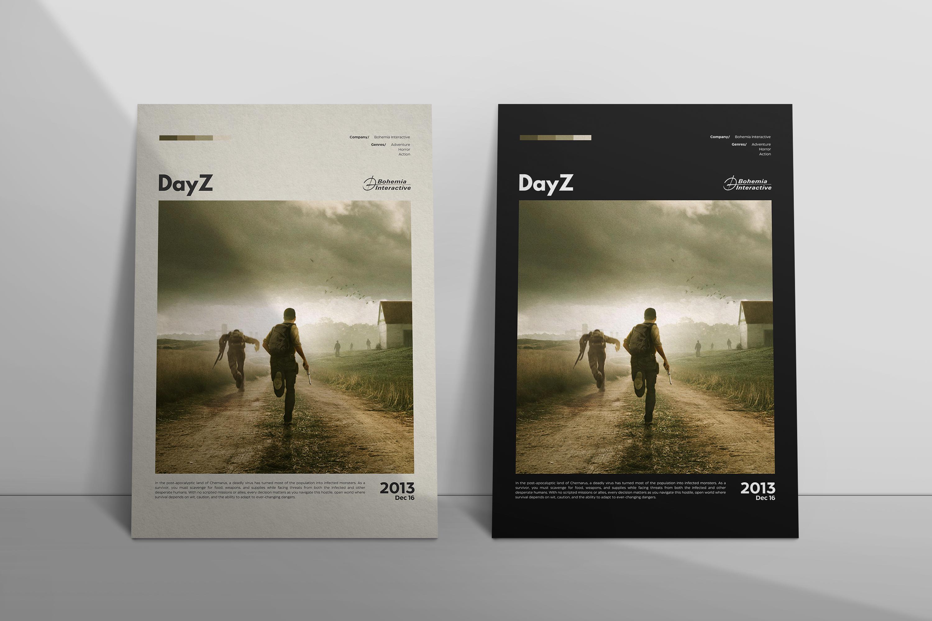 Dayz Poster, Gaming Room Poster, Gaming Wall Poster, Gaming Print ...