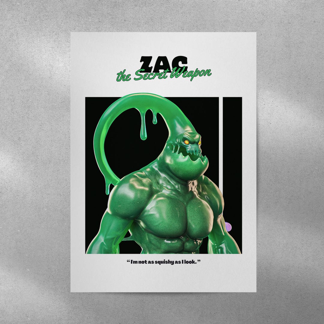 League of Legends, Zac Poster, Arcane Poster, Gaming Wall Poster ...