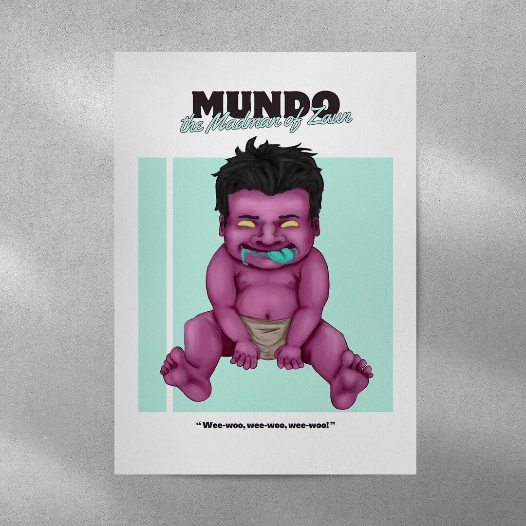 League of Legends, Dr. Mundo Poster, Arcane Poster, Gaming Wall Poster ...