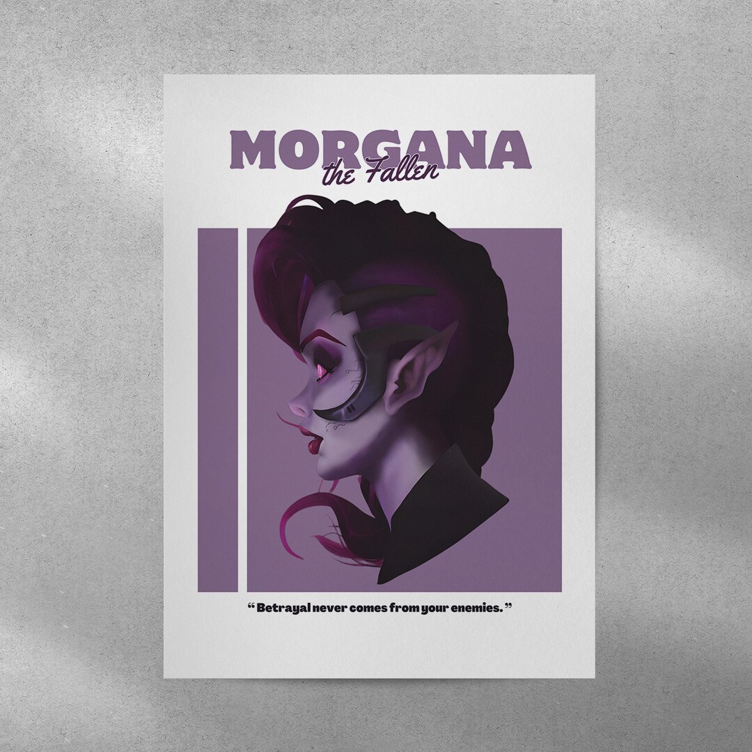 League of Legends, Morgana Poster, Arcane Poster, Gaming Wall Poster ...