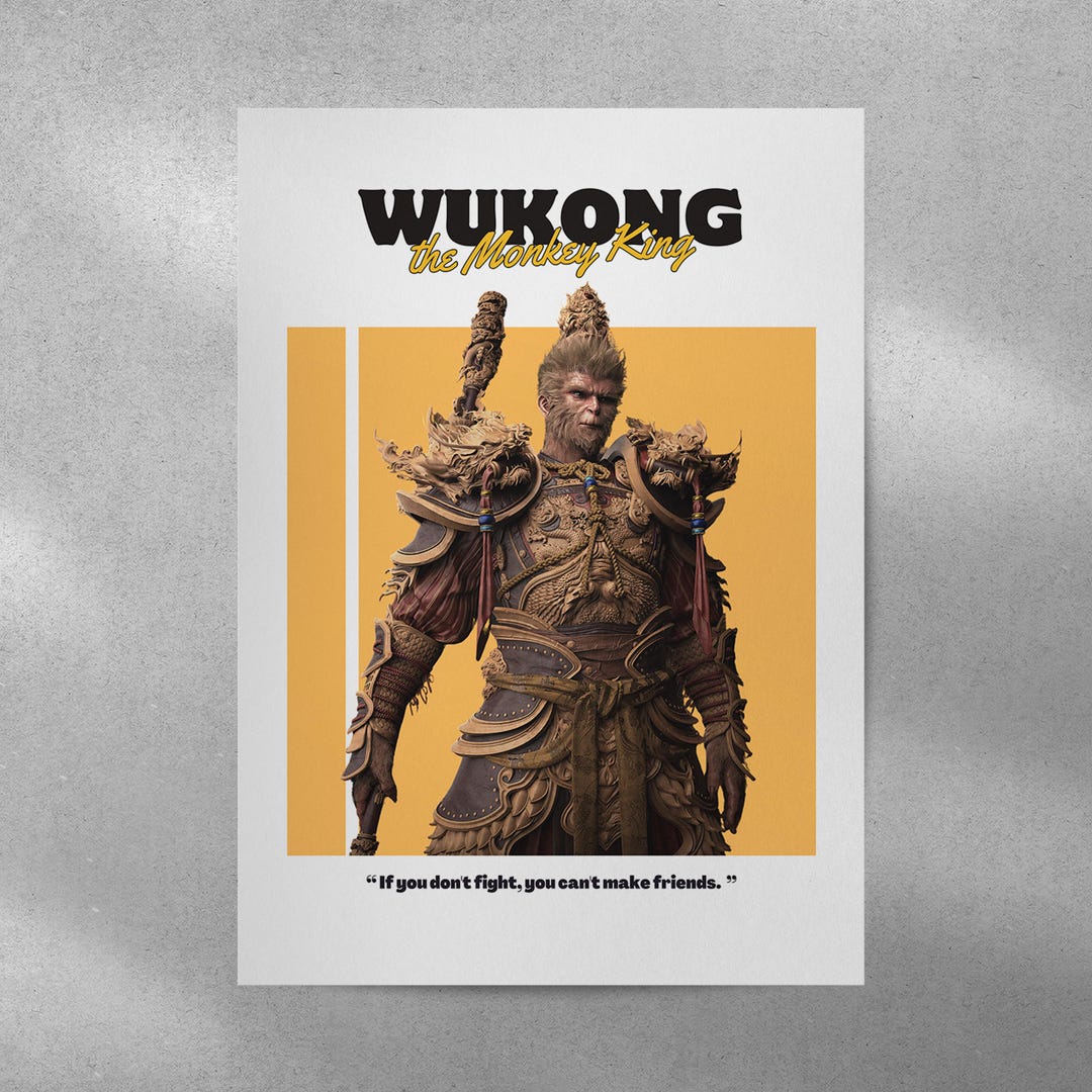 League of Legends, Wukong Poster, Arcane Poster, Gaming Wall Poster ...