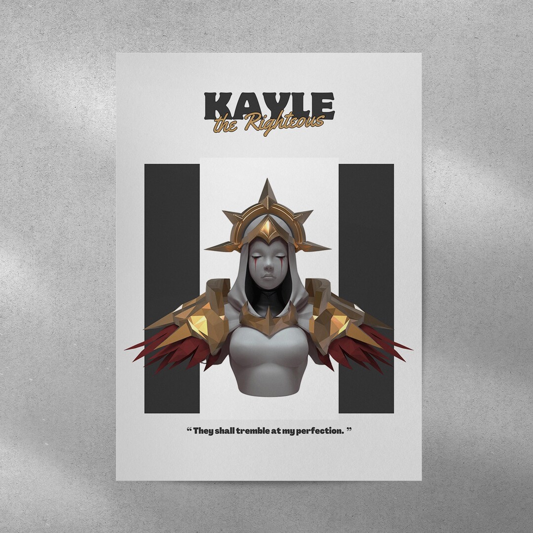 League of Legends, Kayle Poster, Arcane Poster, Gaming Wall Poster ...