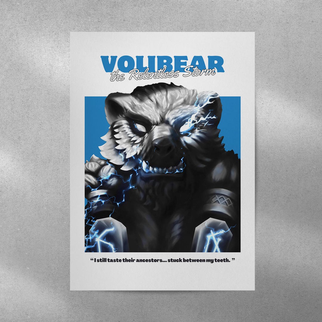 League of Legends, Volibear Poster, Arcane Poster, Gaming Wall Poster ...