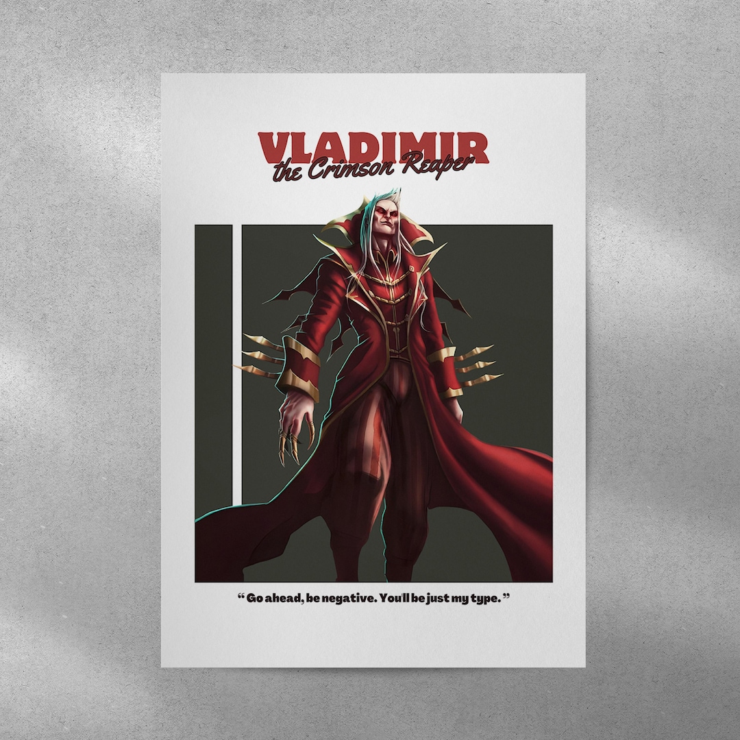 League of Legends, Vladimir Poster, Arcane Poster, Gaming Wall Poster ...