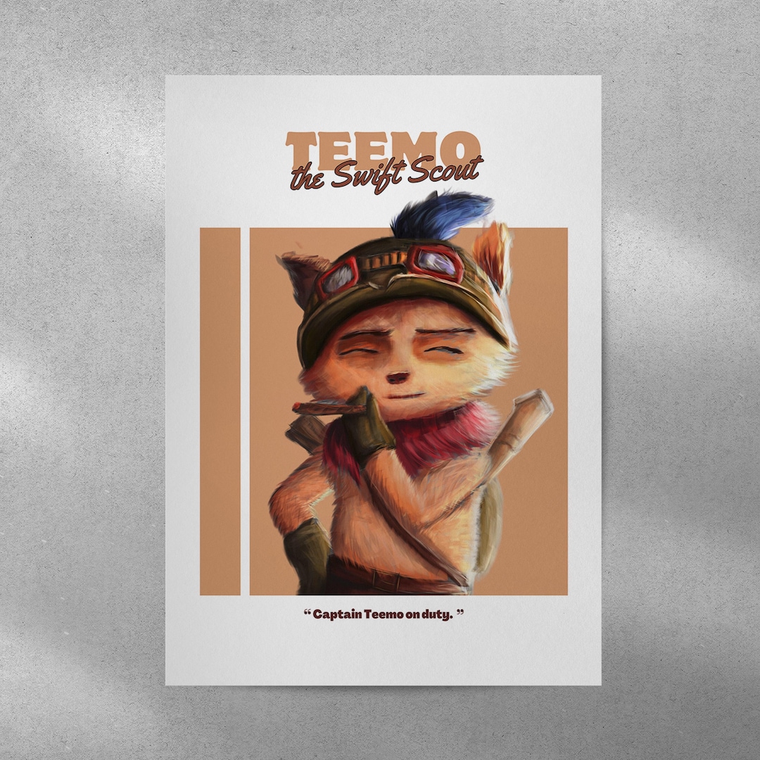 League of Legends, Teemo Poster, Arcane Poster, Gaming Wall Poster ...