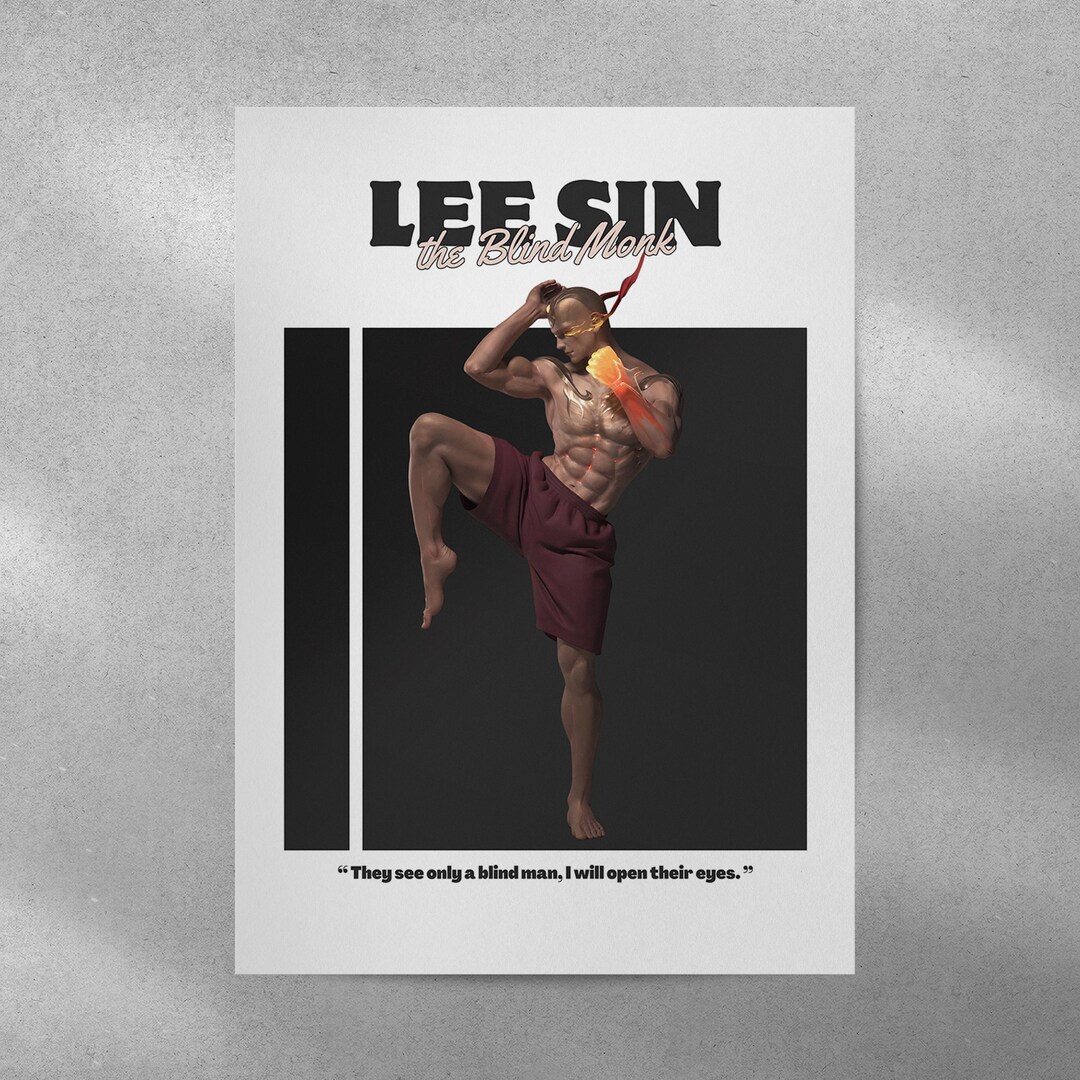 League of Legends, Lee Sin Poster, Arcane Poster, Gaming Wall Poster ...