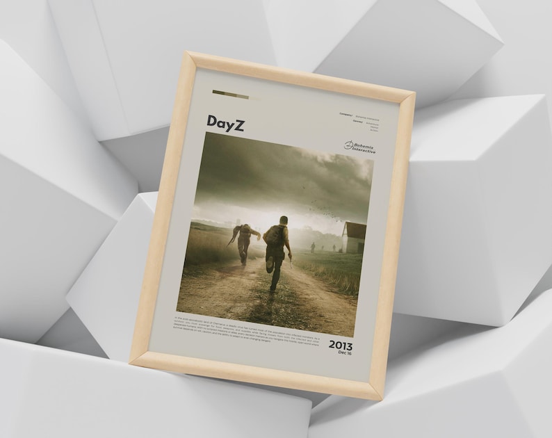 Dayz Poster, Gaming Room Poster, Gaming Wall Poster, Gaming Print ...