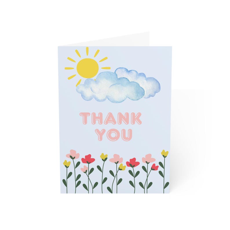Fun Around the Sun Thank You Card - Etsy