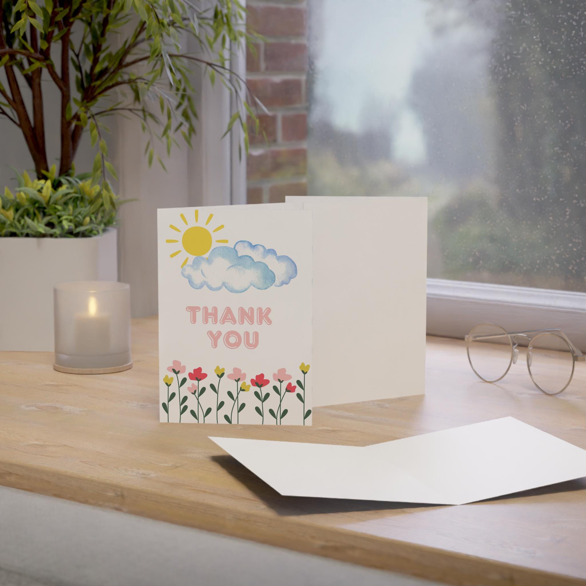 Fun Around the Sun Thank You Card - Etsy