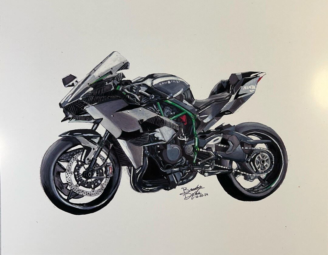 Kawasaki Ninja H2R - Etsy
