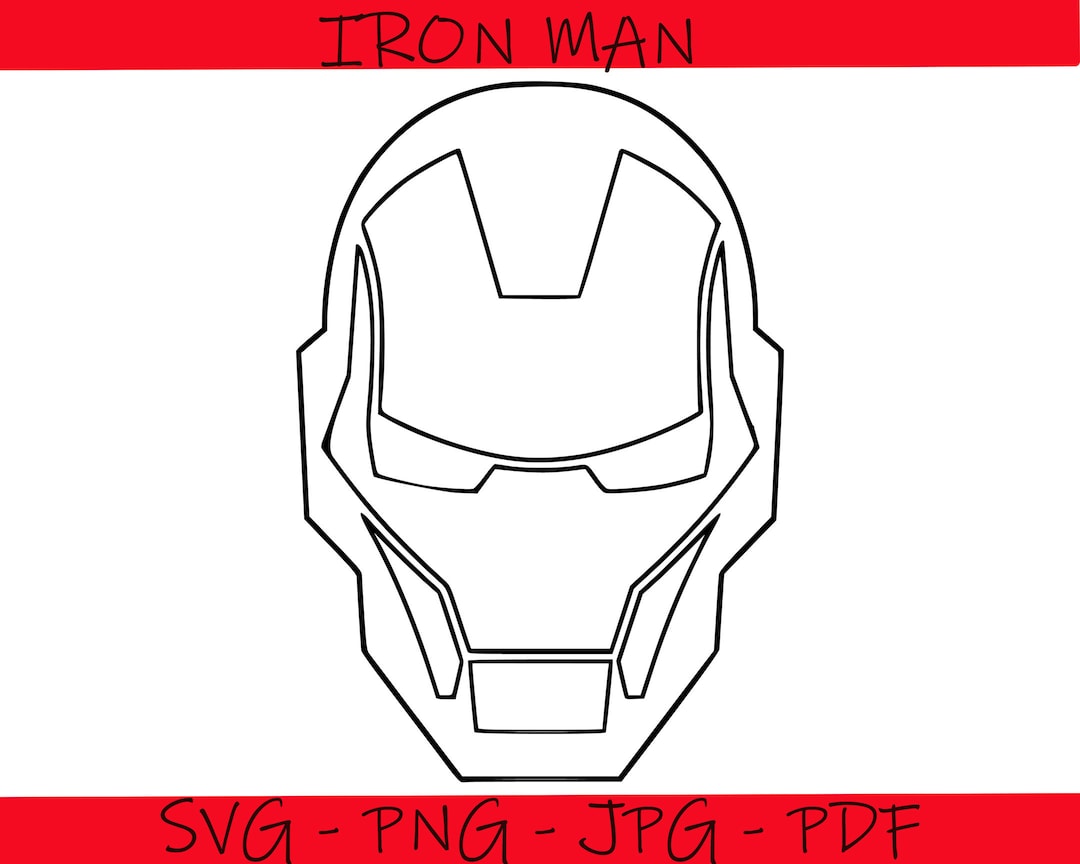Iron Man SVG /cut File / Cricut / Commercial Use / Silhouette / Clip ...