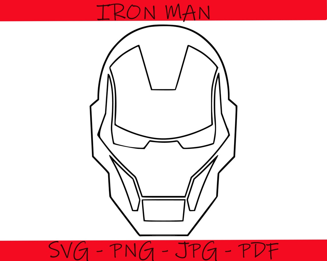Iron Man SVG /cut File / Cricut / Commercial Use / Silhouette / Clip ...