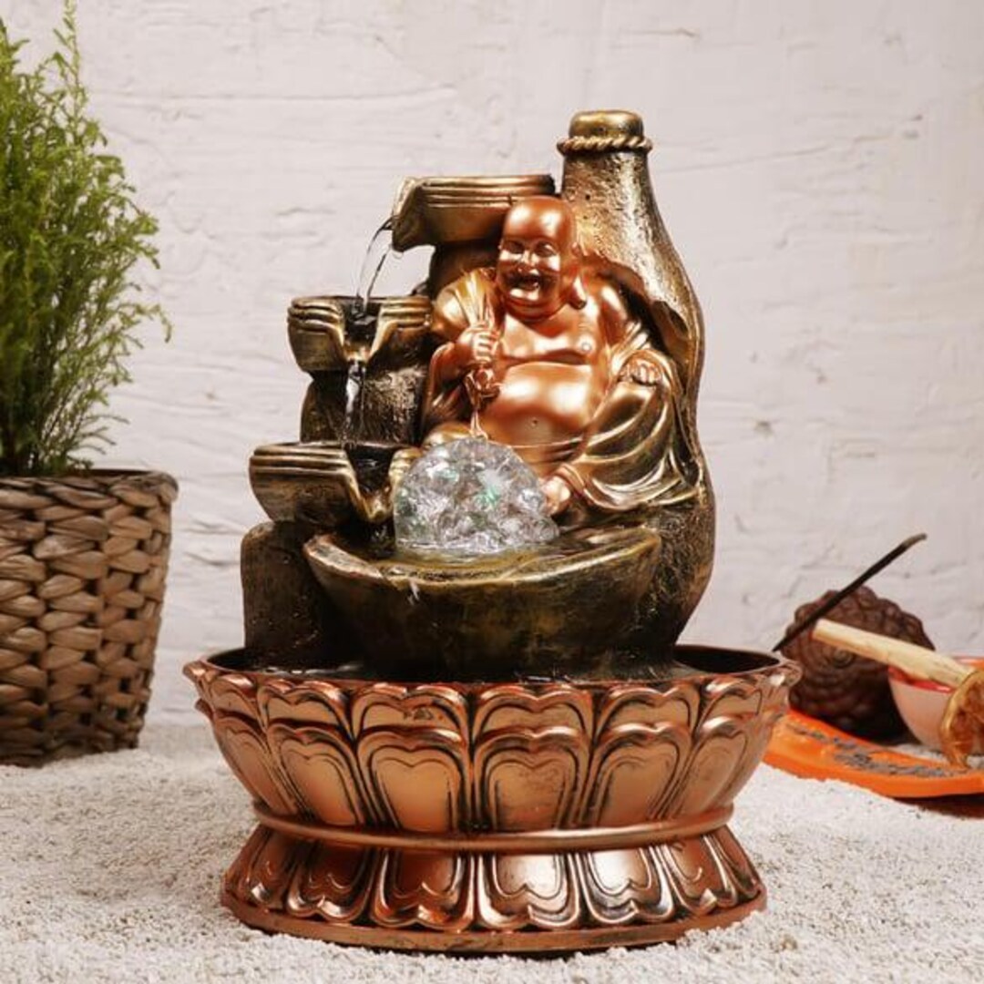 Handmade Buddha-themed Waterfall Decor Zen Garden Fountain - Etsy