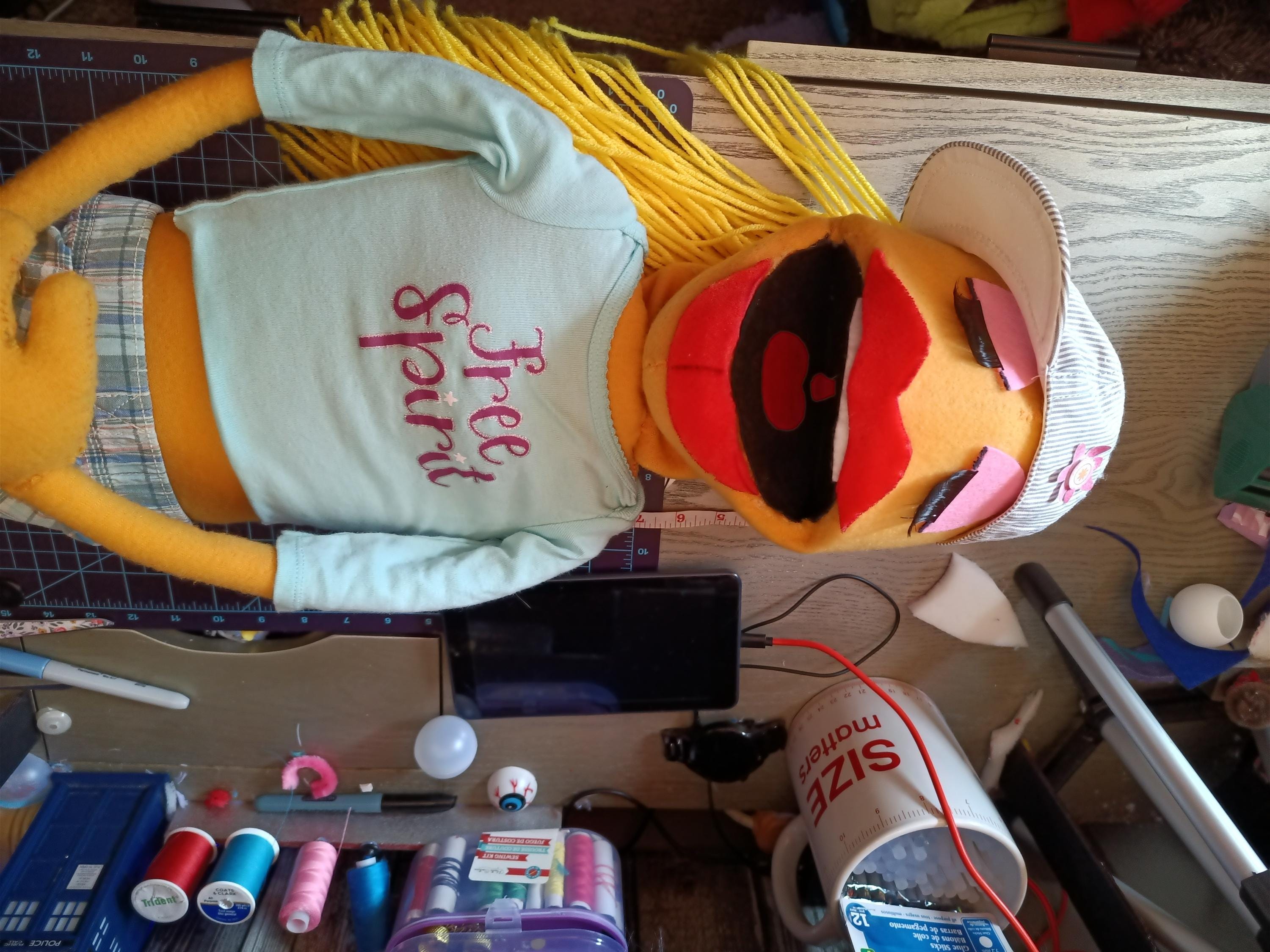 Janice Muppet Style Replica Puppet: 23-inch Rock Star Collectible - Etsy