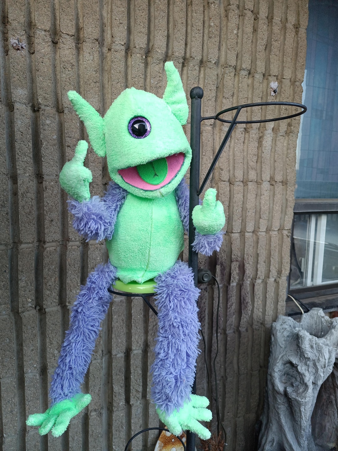 Glow in the Dark Zorp Alien Puppet Muppet Style Puppet - Etsy