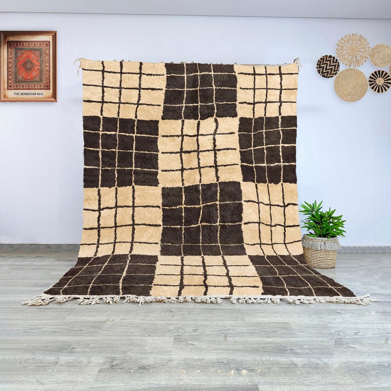 Moroccan Checkered Rug - Etsy
