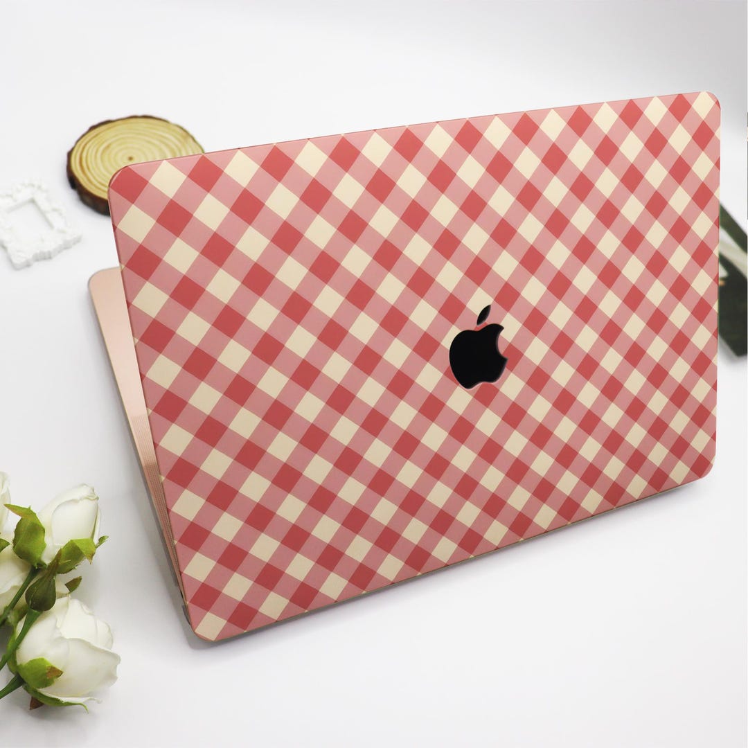 Red Plaid Pattern MacBook Case, Apple Laptop Case,macbook Air15/13 Pro ...