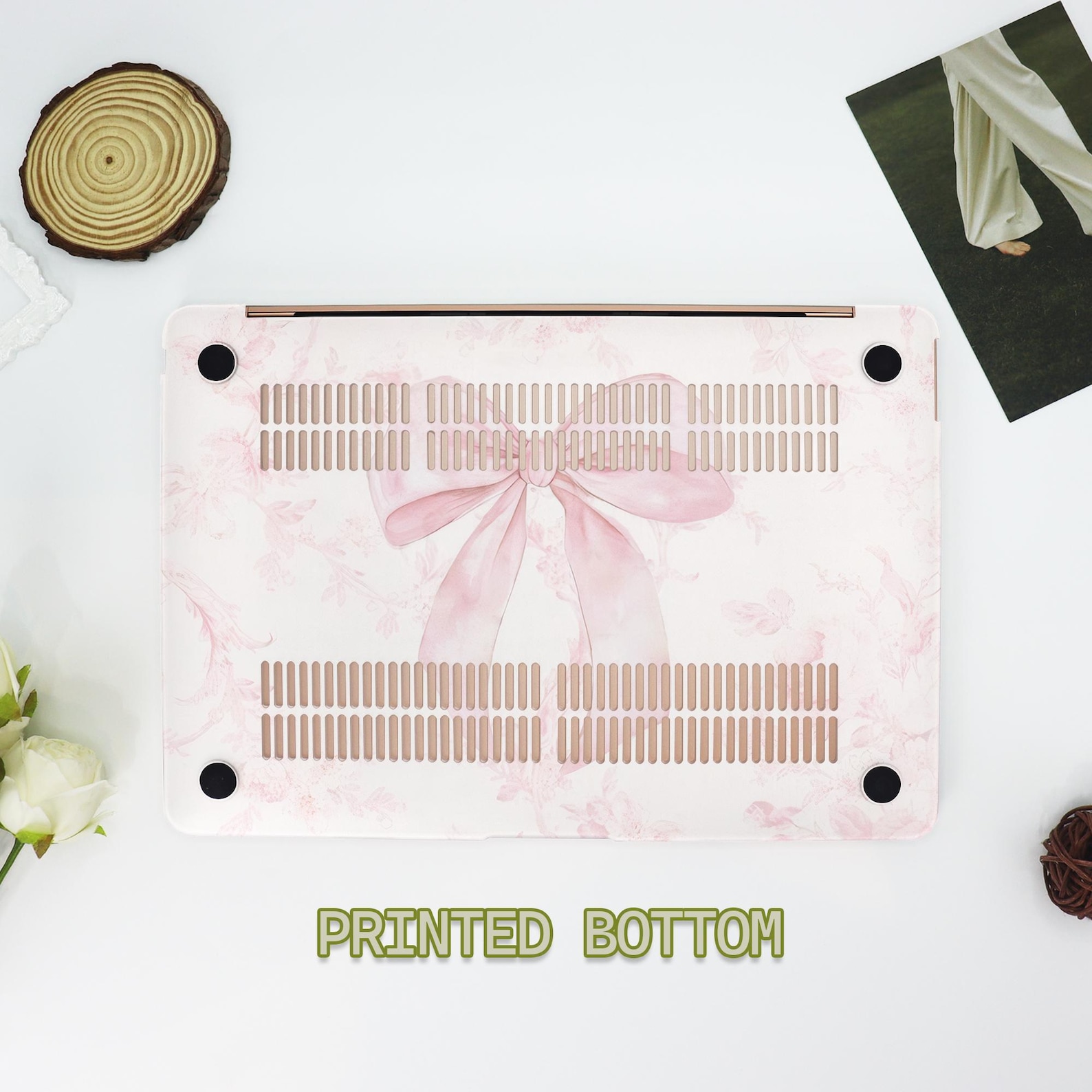 Pink Bow New MacBook Case, Apple Laptop Case,2025macbook Air15/13 Pro ...