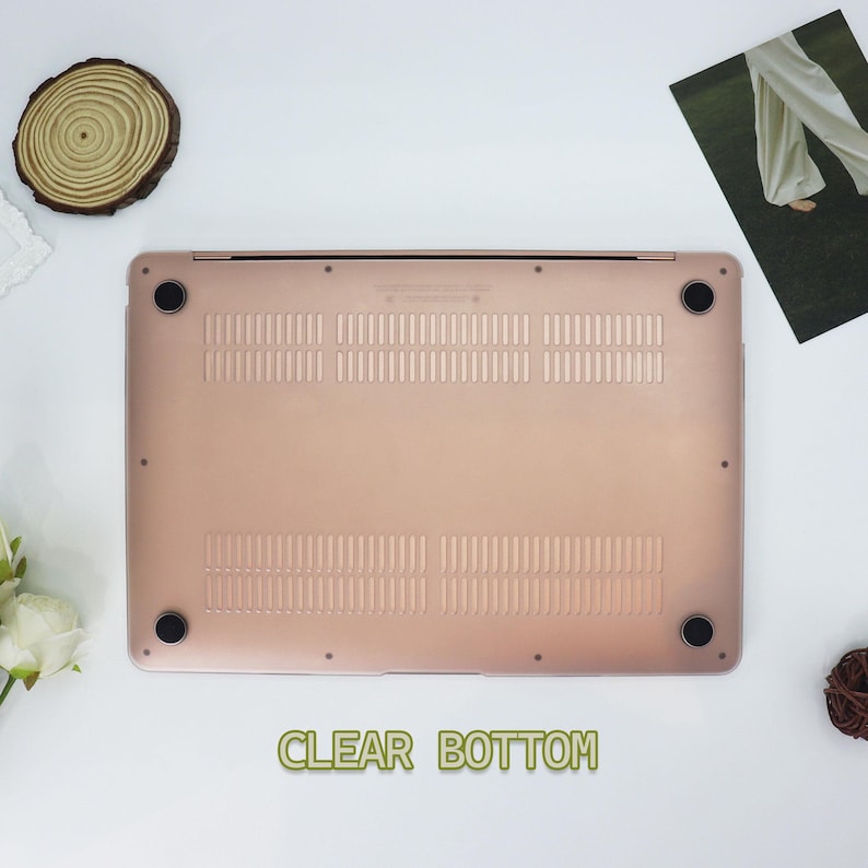 Pink Floral Aesthetic MacBook Case Hard Protective Laptop Case MacBook ...