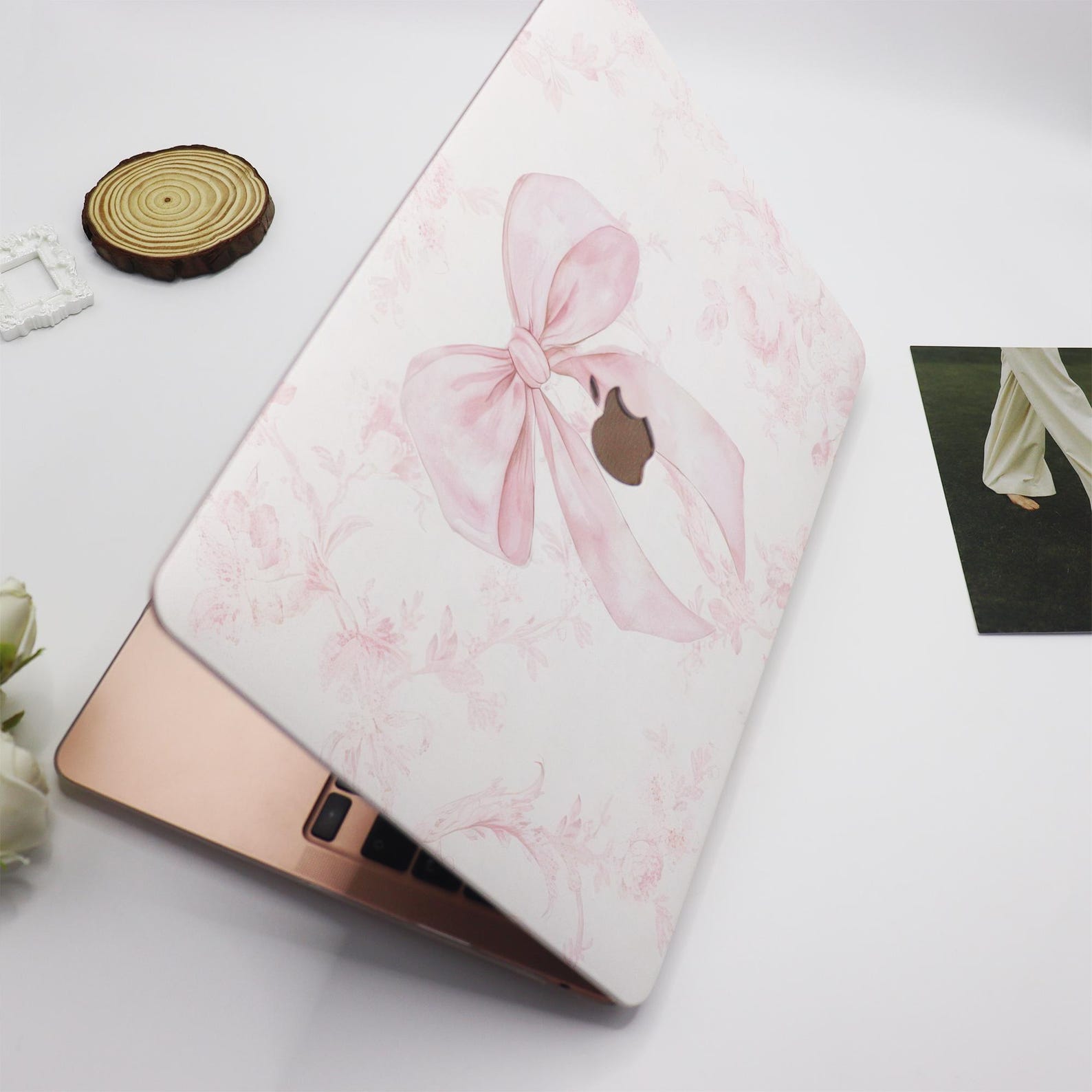 Pink Bow New MacBook Case, Apple Laptop Case,2025macbook Air15/13 Pro ...
