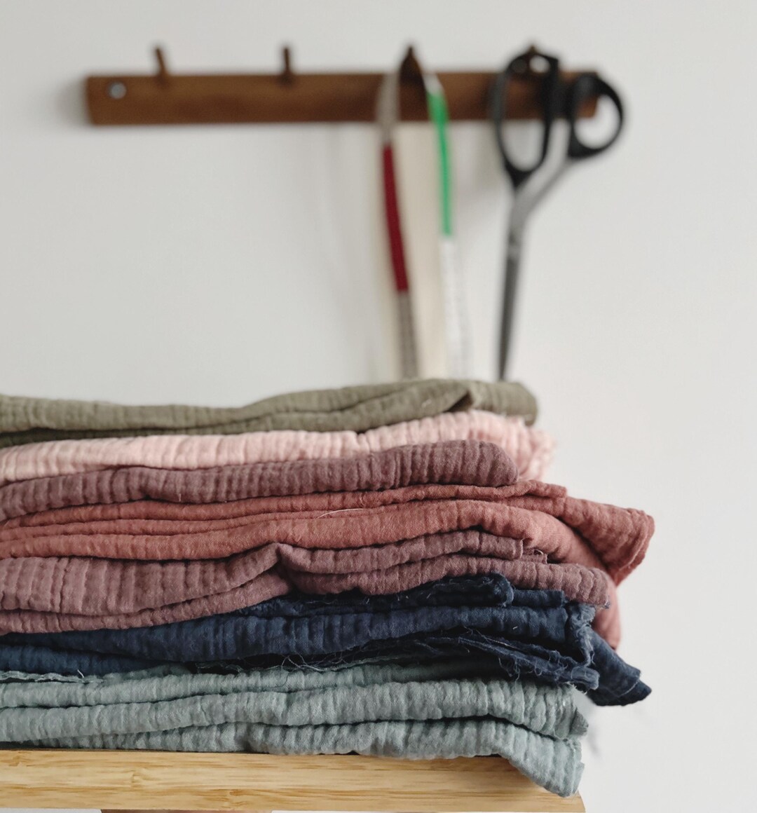 Muslin Fabric Scraps, Thick Gauze Fabric Remnants Textile Art, Doll ...