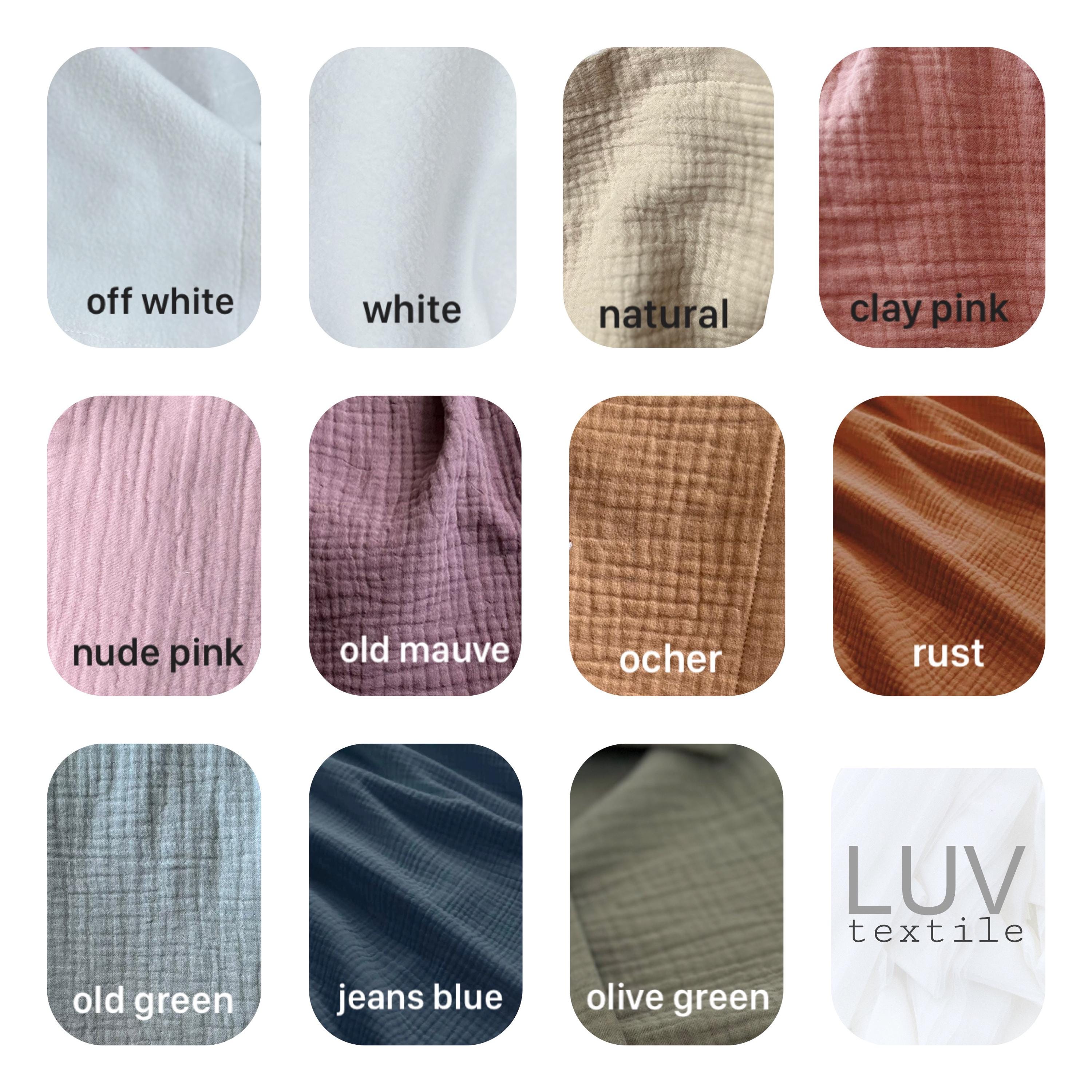 Muslin Fabric Selvedge Scraps, Triple Gauze Fabric Remnants Fabric Edge ...